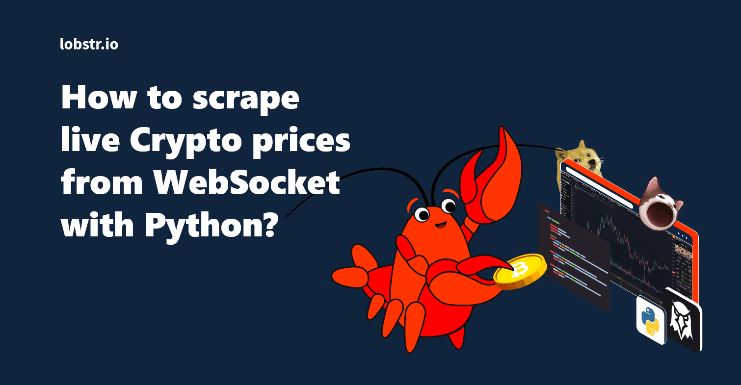How to scrape live Crypto prices from WebSocket with Python?