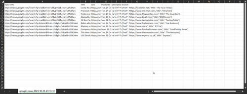 How to scrape Google News with Python in 2023 (Full Code included)